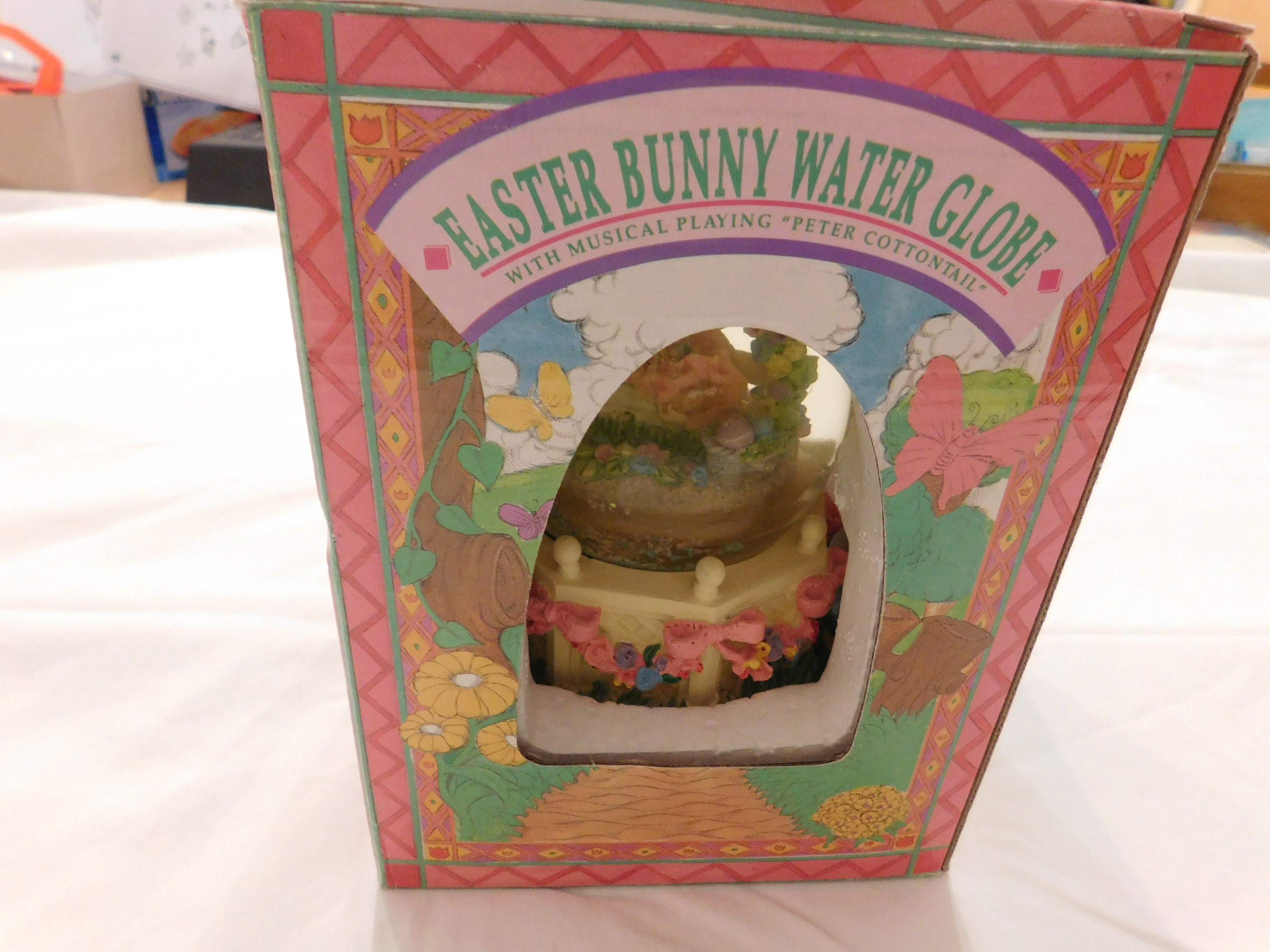 Easter Water Globe Peter Cottontail - Etsy