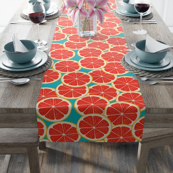 Teal Table Runner - Etsy