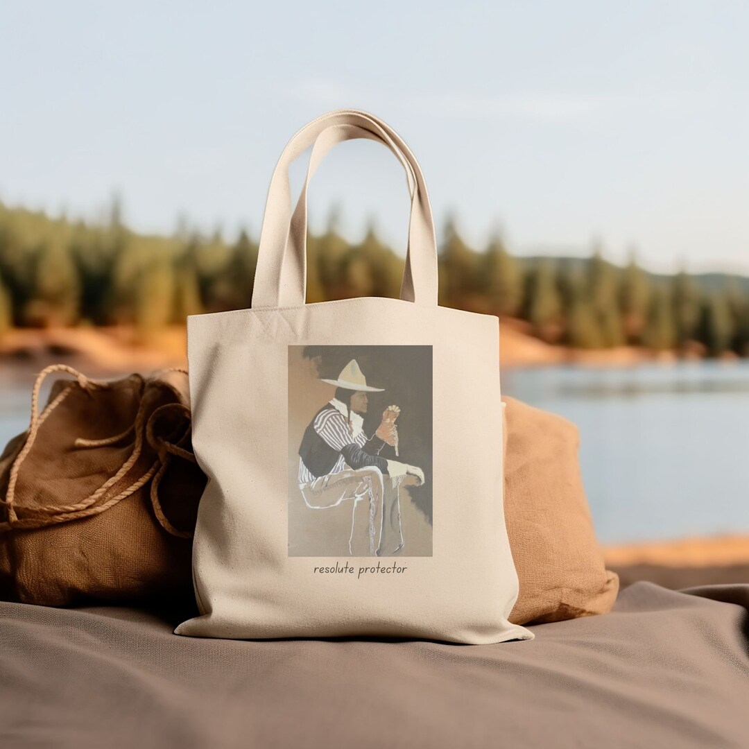 Resolute Protector Tote Bag Aesthetic Tote Bag Native - Etsy