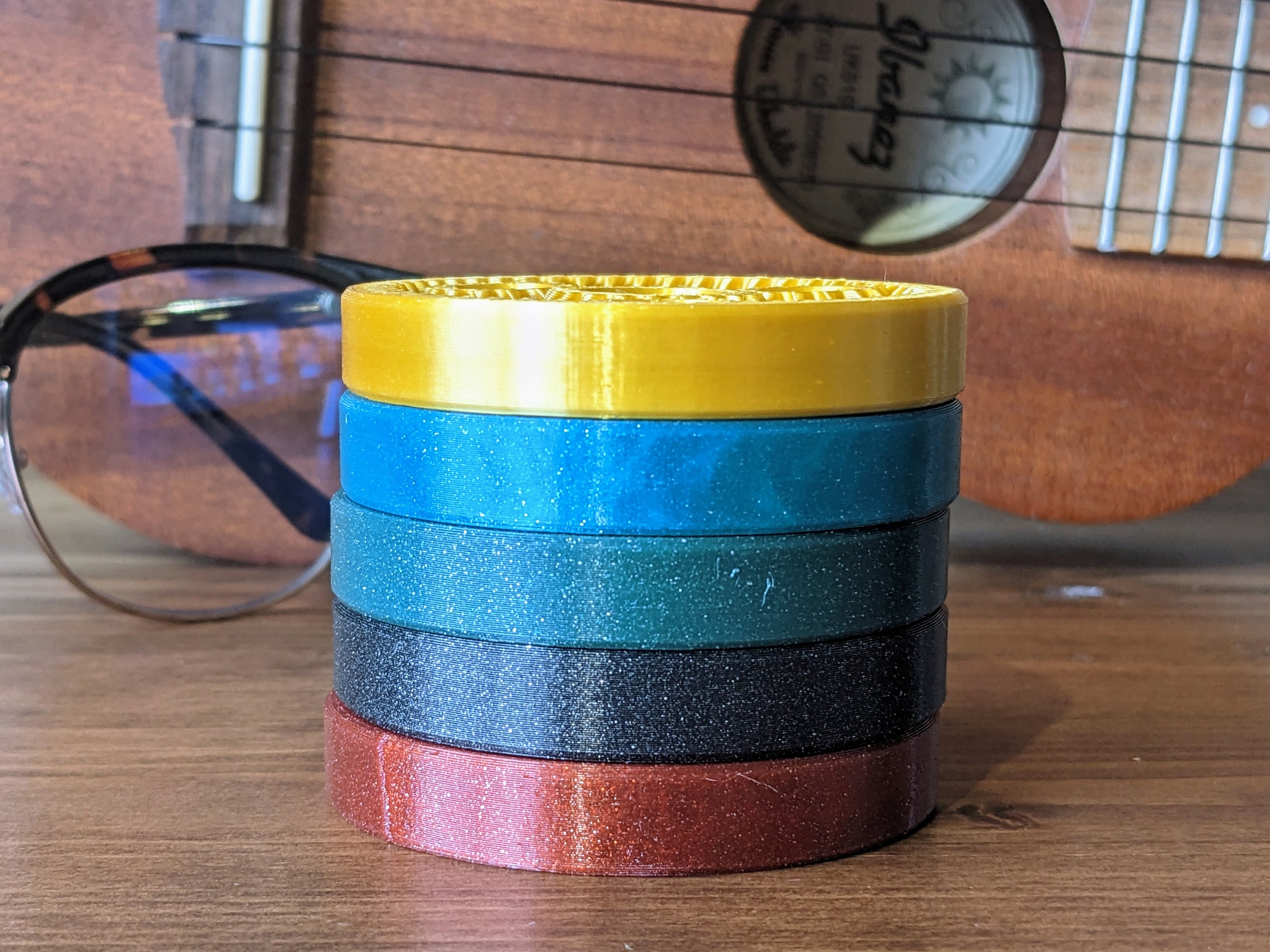 Planetary Gear Fidget Spinner - Sparkle Blue - EDC Gear, Spinner Fidget ...