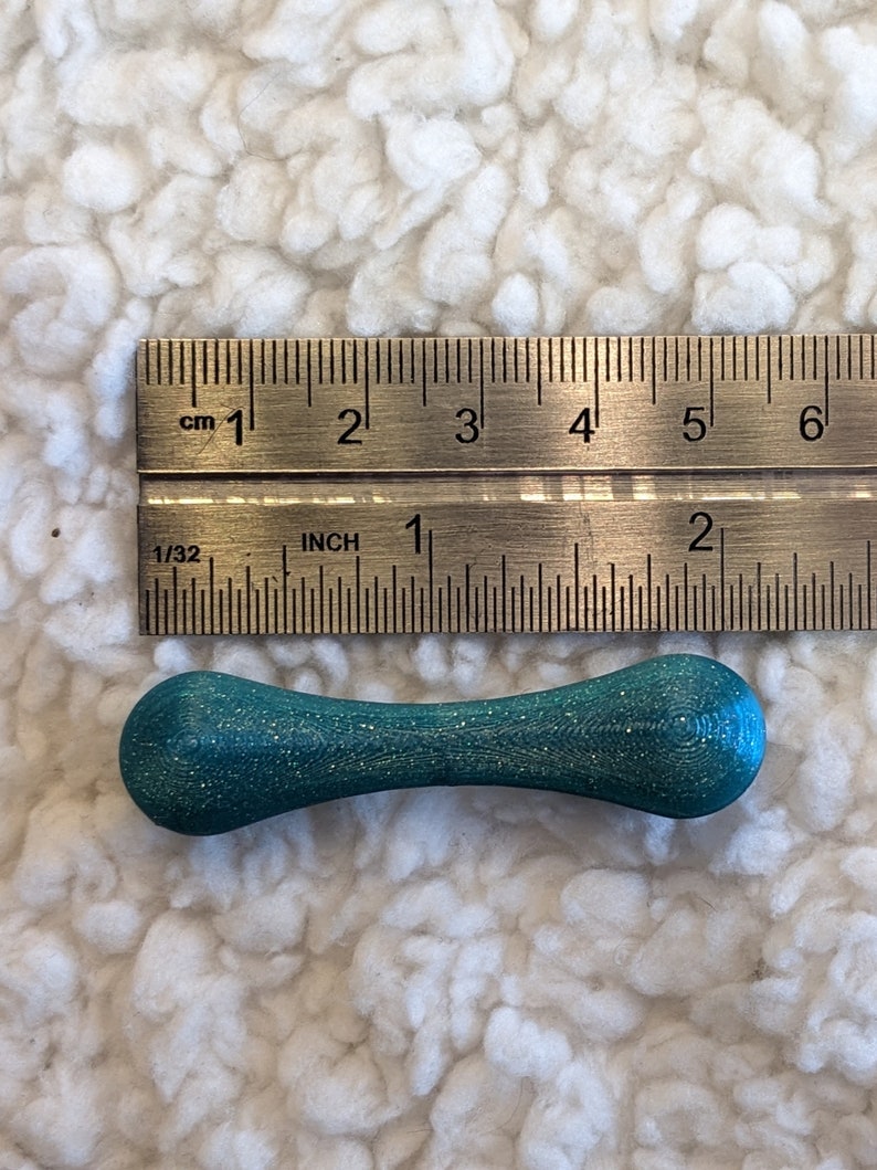 Knucklebone Fidget Toy Sparkle Green Knuckle Roller EDC Gear, Stim Toy ...