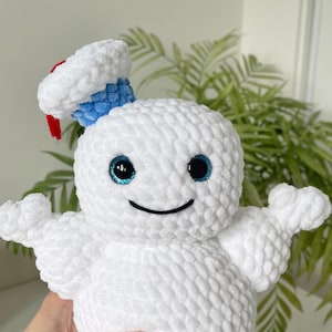 Marshmallow Man Crochet Pattern: Stay Mini Puft Ghostbusters Amigurumi ...