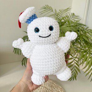 Marshmallow Man Crochet Pattern: Stay Mini Puft Ghostbusters Amigurumi ...