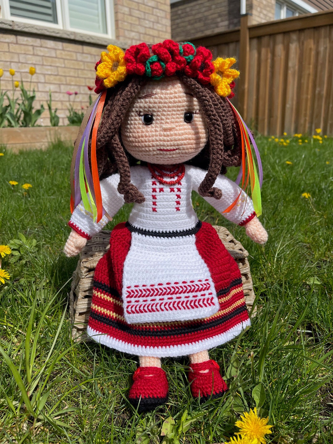 Ukrainian Dolls Amigurumi Dolls Crochet Toys Soft Doll Ukraine Folk the ...