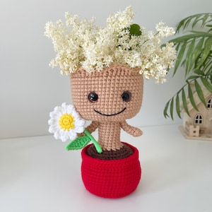 PDF Happy Tree Crochet Tree Crochet Vase Crochet Grut Crochet Tutorial ...