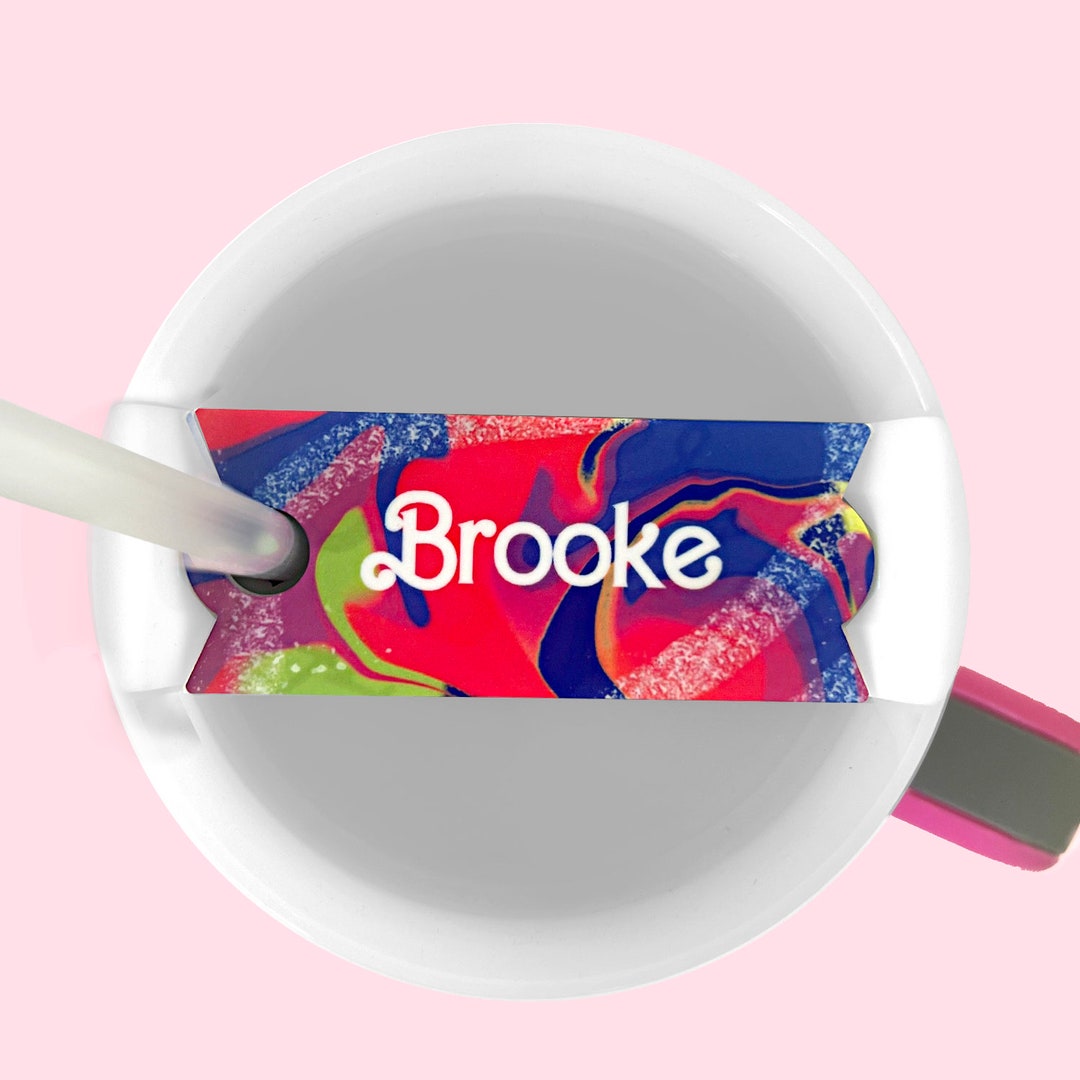40oz/30oz Barbie Style Tumbler Personalized Name Tag Barbie - Etsy