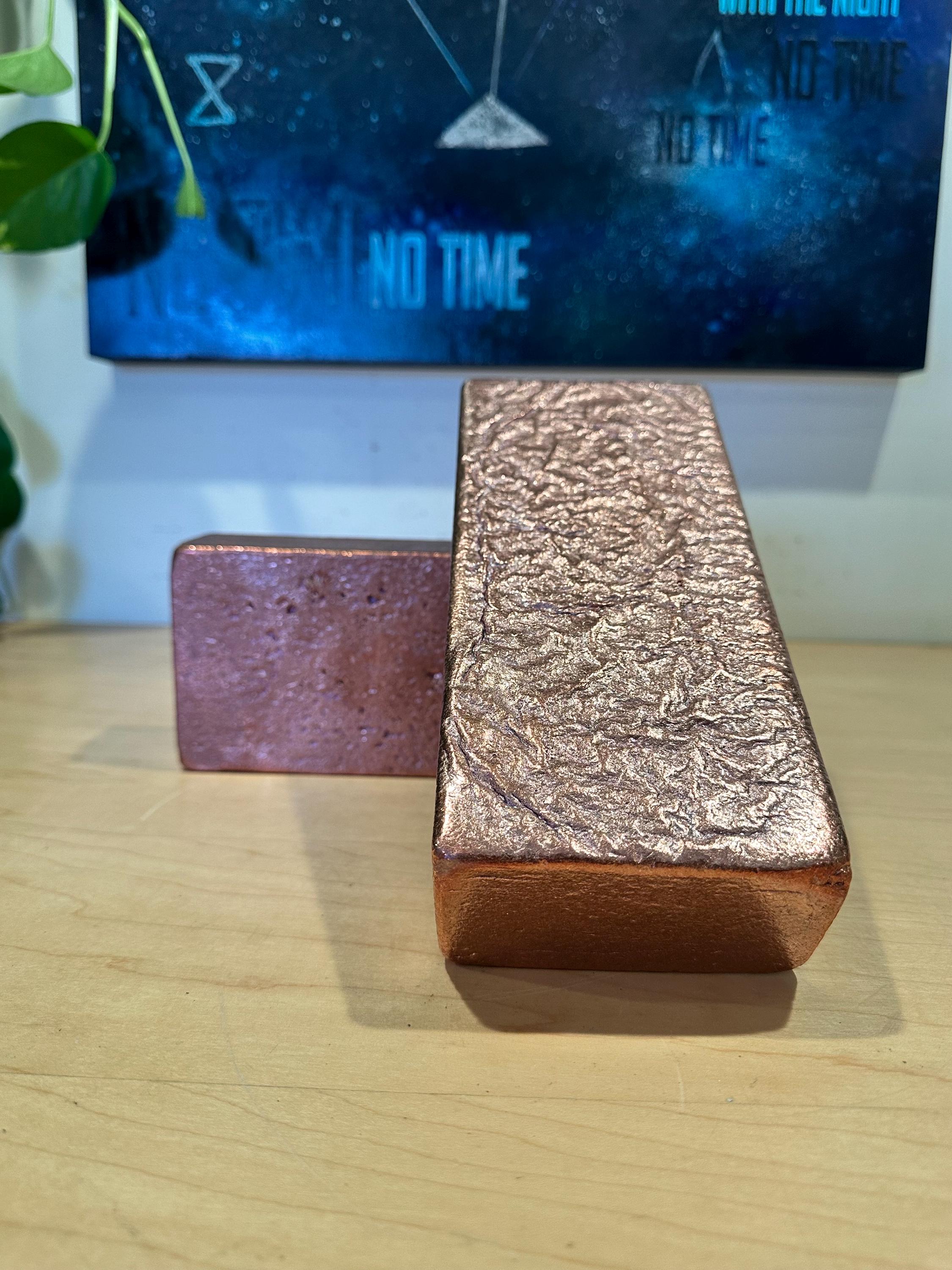 20lb Pound Single Bar, Copper Bullion, Bars, Bricks. .999 CU - Etsy