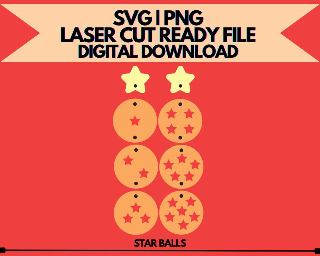 Star Balls SVG & PNG | Digital File Only! for Laser Cutting and More - Etsy
