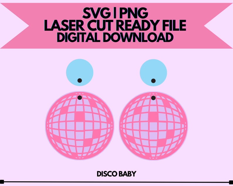 Disco Baby! SVG & PNG | Digital File Only! for Laser Cutting and More ...