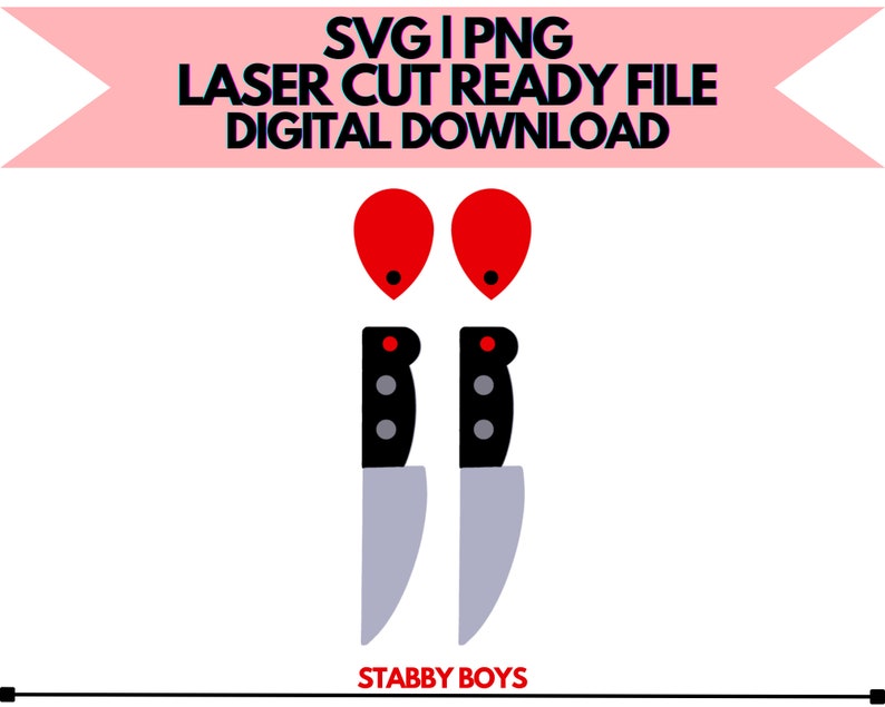 Stabby Boys SVG & PNG Digital File Only for Laser Cutting and More - Etsy