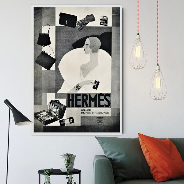 Vintage Hermes Poster - Etsy
