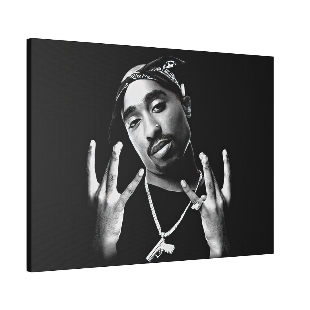 Tupac: West Side Tribute Vibrant Canvas Print - Etsy