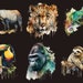 Jungle Wildlife Clipart, Jungle Animals Clipart Set, Commercial Use ...