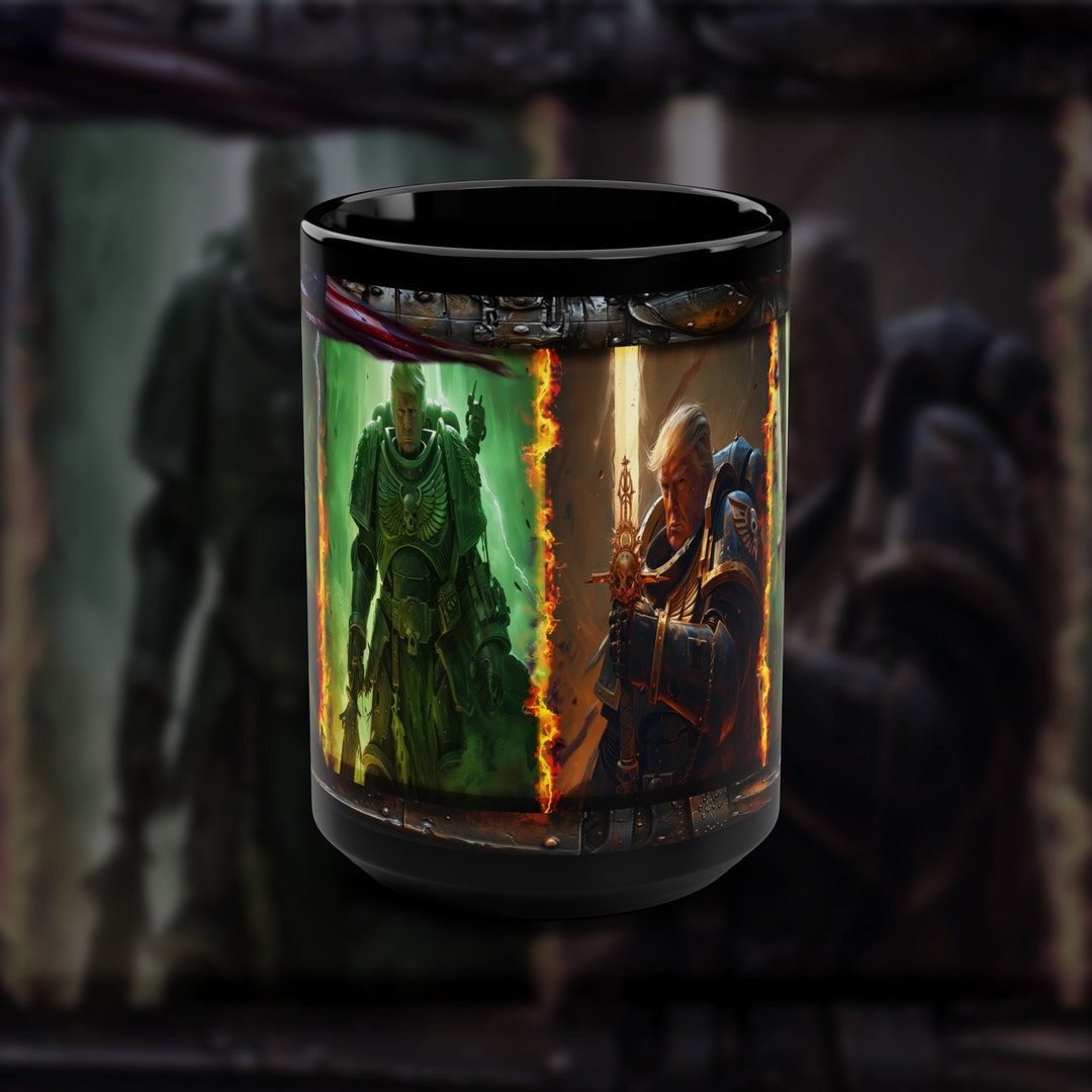 Trump Coffee Mug With Trump as Emperor, Political Satire Gift, Black ...