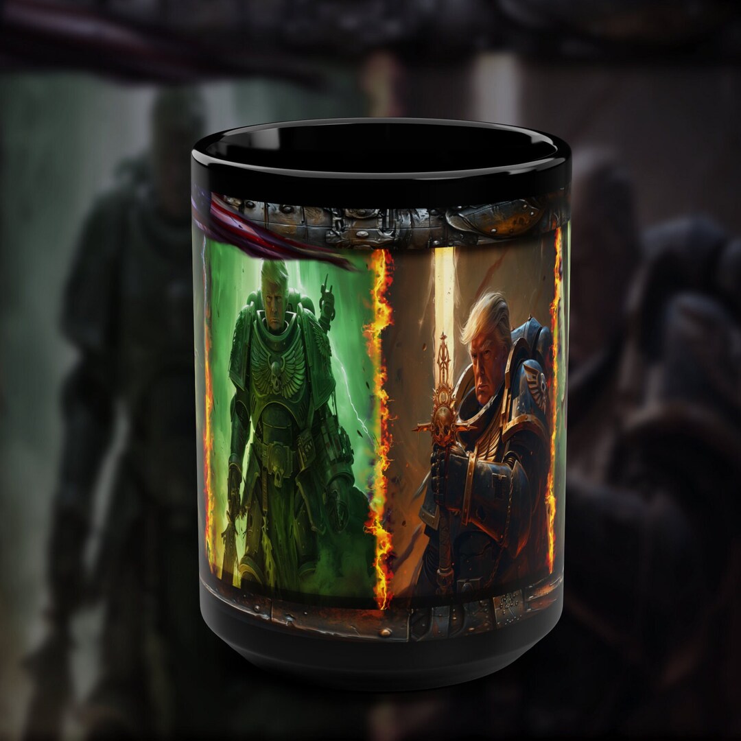 Trump Coffee Mug With Trump as Emperor, Political Satire Gift, Black ...