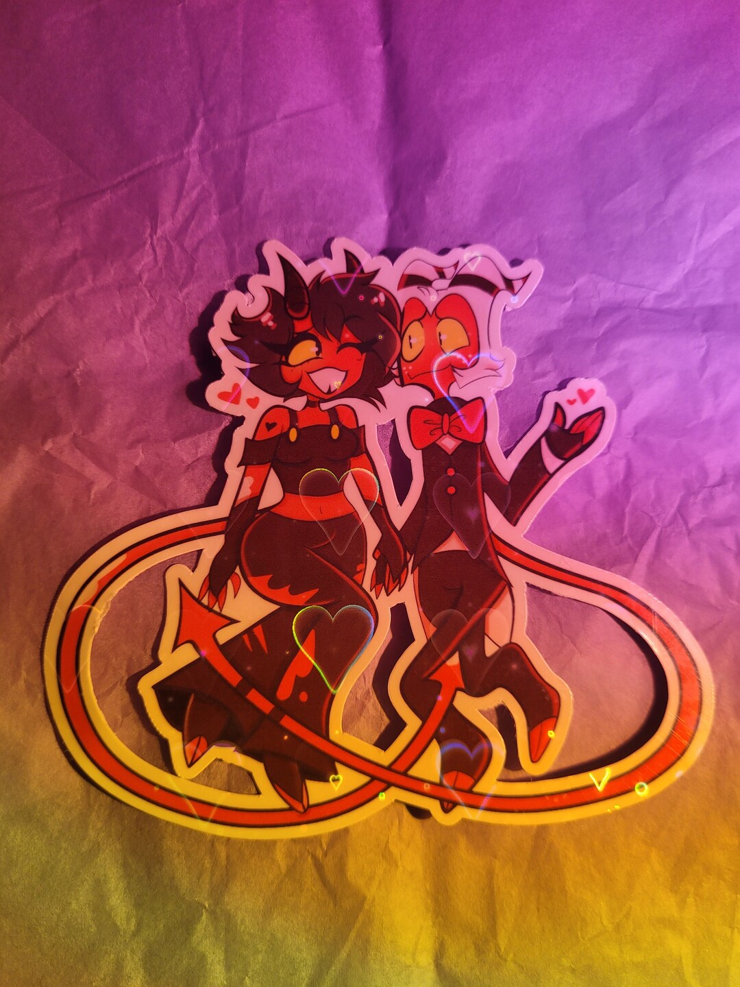 Millie and Moxxie Sticker - Helluva Boss - Etsy