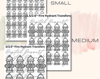Fire Badge Transfer Sheet Digital Download - Etsy