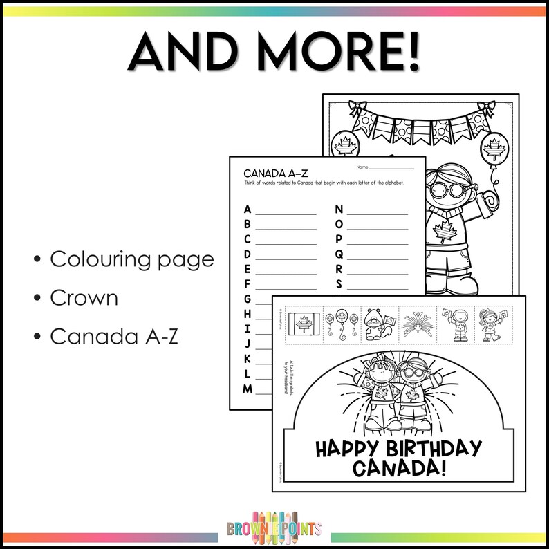 Canada Day Activities - Etsy