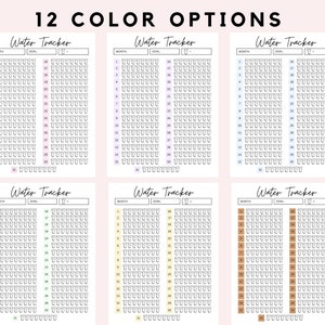 Water Tracker Printable, Best Printable, Planner, Planning, Daily ...