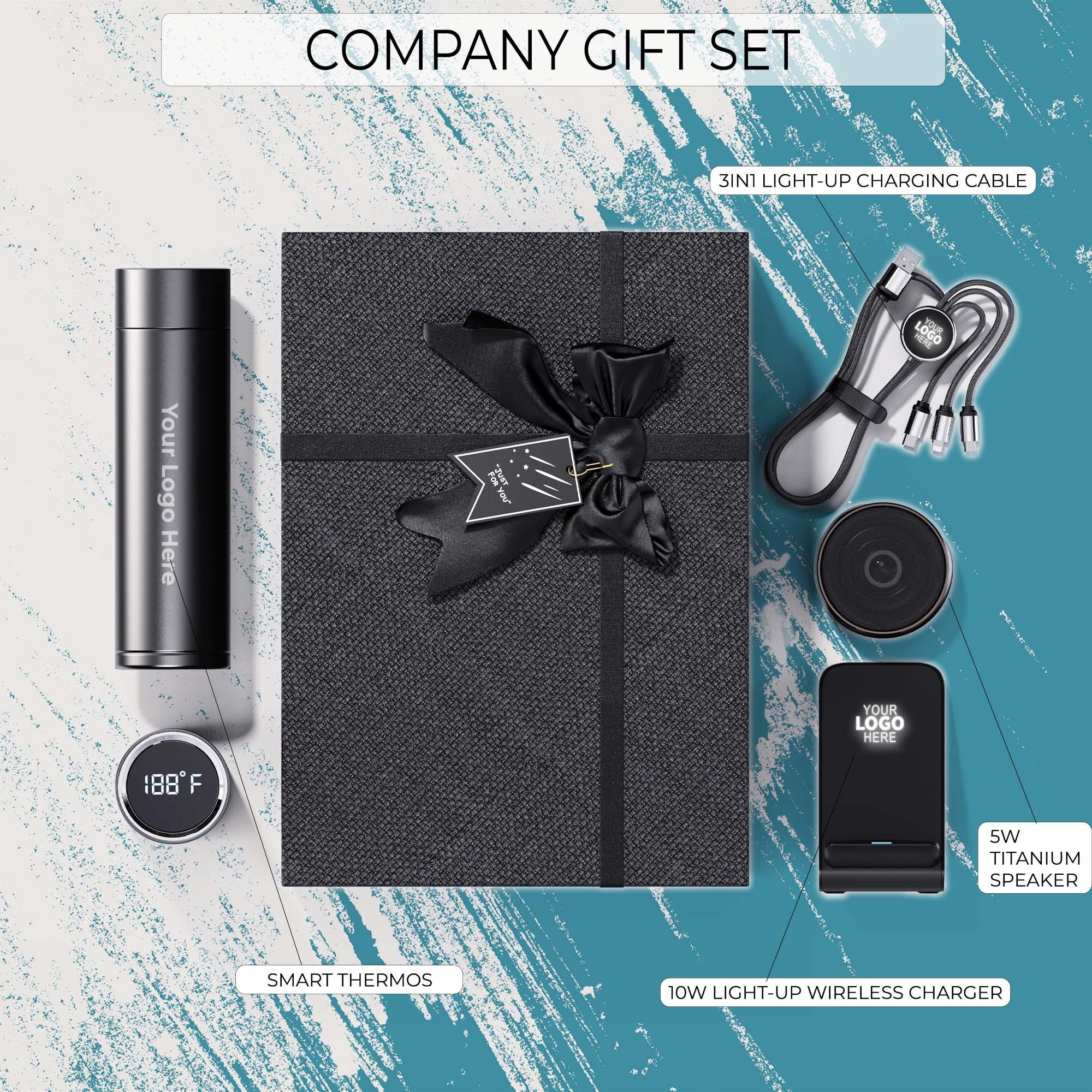Corporate Gift Box, Wireless Charger With Logo, Bluetooth Speaker ...