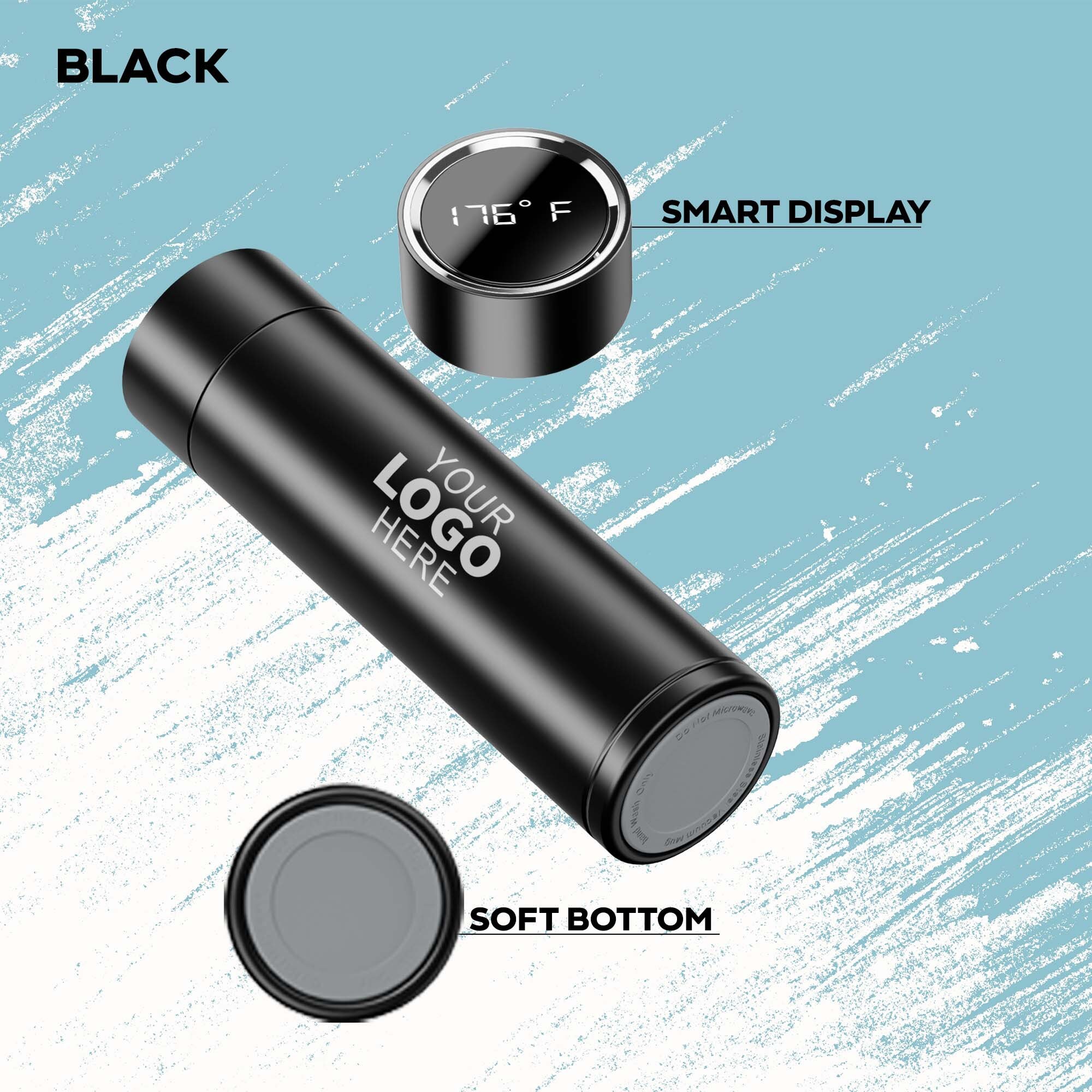 16oz Custom Engraved Thermos, Personalized Gift, Promotional Bottle ...