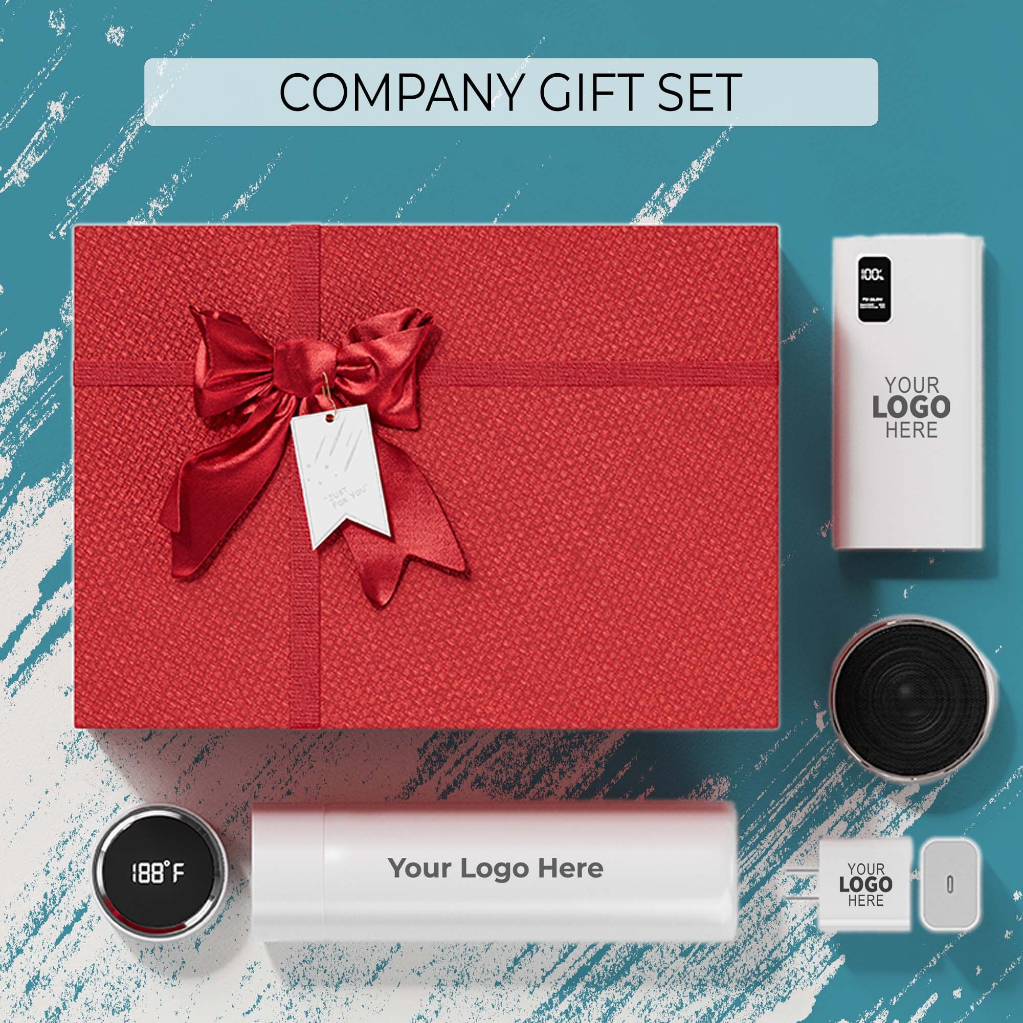 Best Gift Box Set,power Bank, Smart Thermos,bluetooth Speaker,wall ...