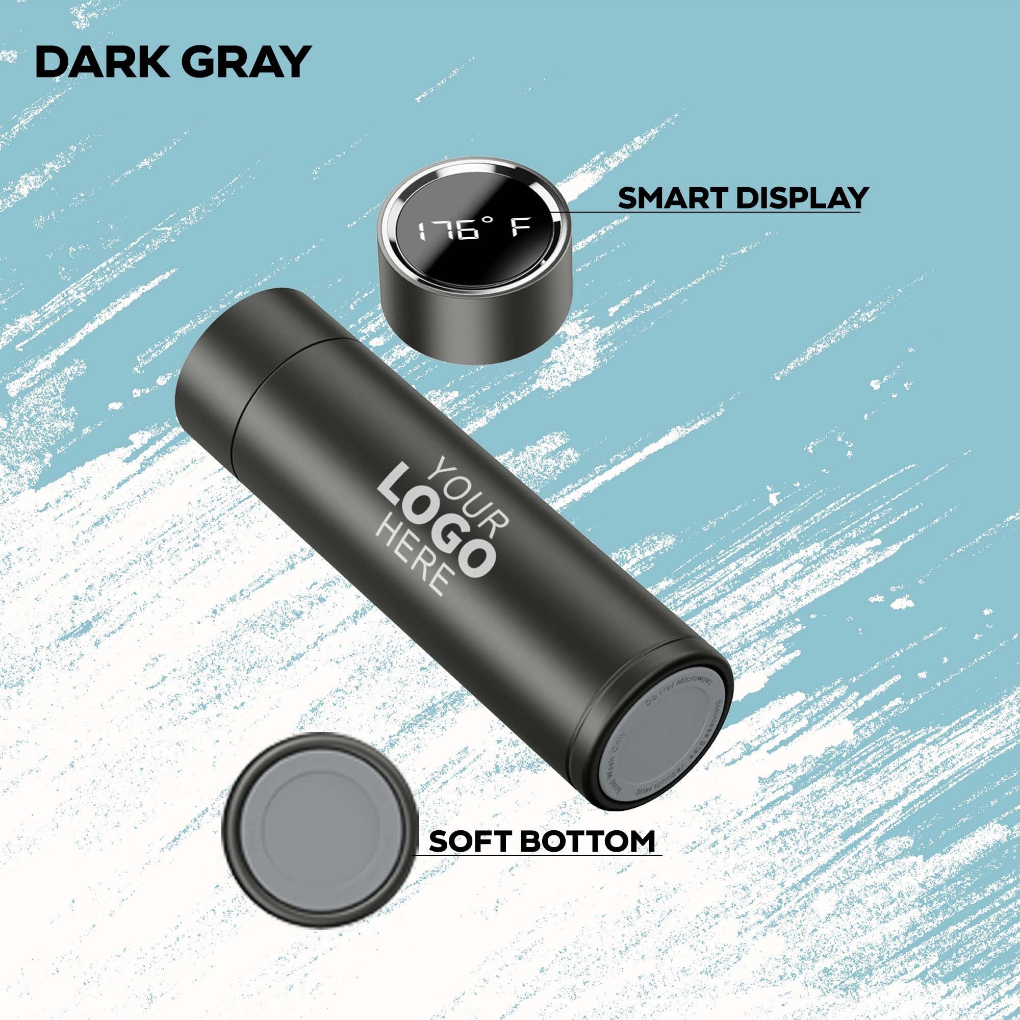 16oz Custom Engraved Thermos, Personalized Gift, Promotional Bottle ...