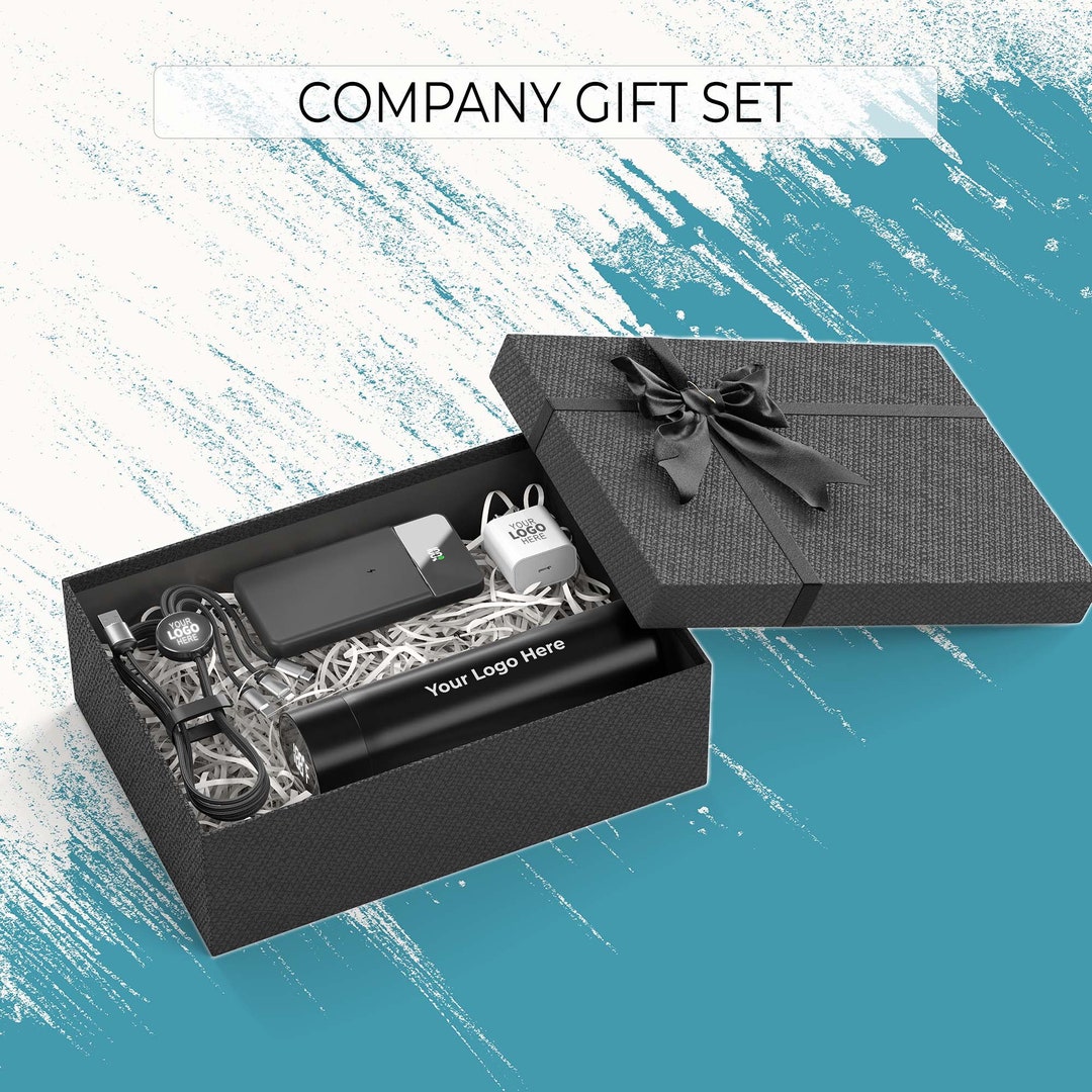 Company Tech Gift Box,corporate Gift Box,magsafe Power Bank With Logo ...
