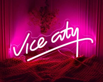 Neon Gta Wall Art - Etsy