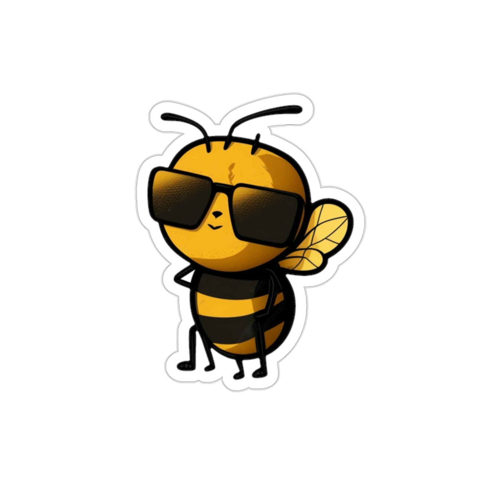 Cool Bee Sticker Bee Kind Sticker Bee Sticker Cute Bee Cute Sticker ...