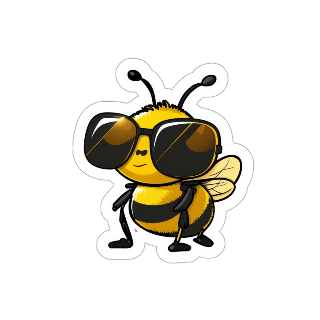 Cool Bee Sticker Bee Kind Sticker Cute Bee Cute Sticker Gift for Bee ...
