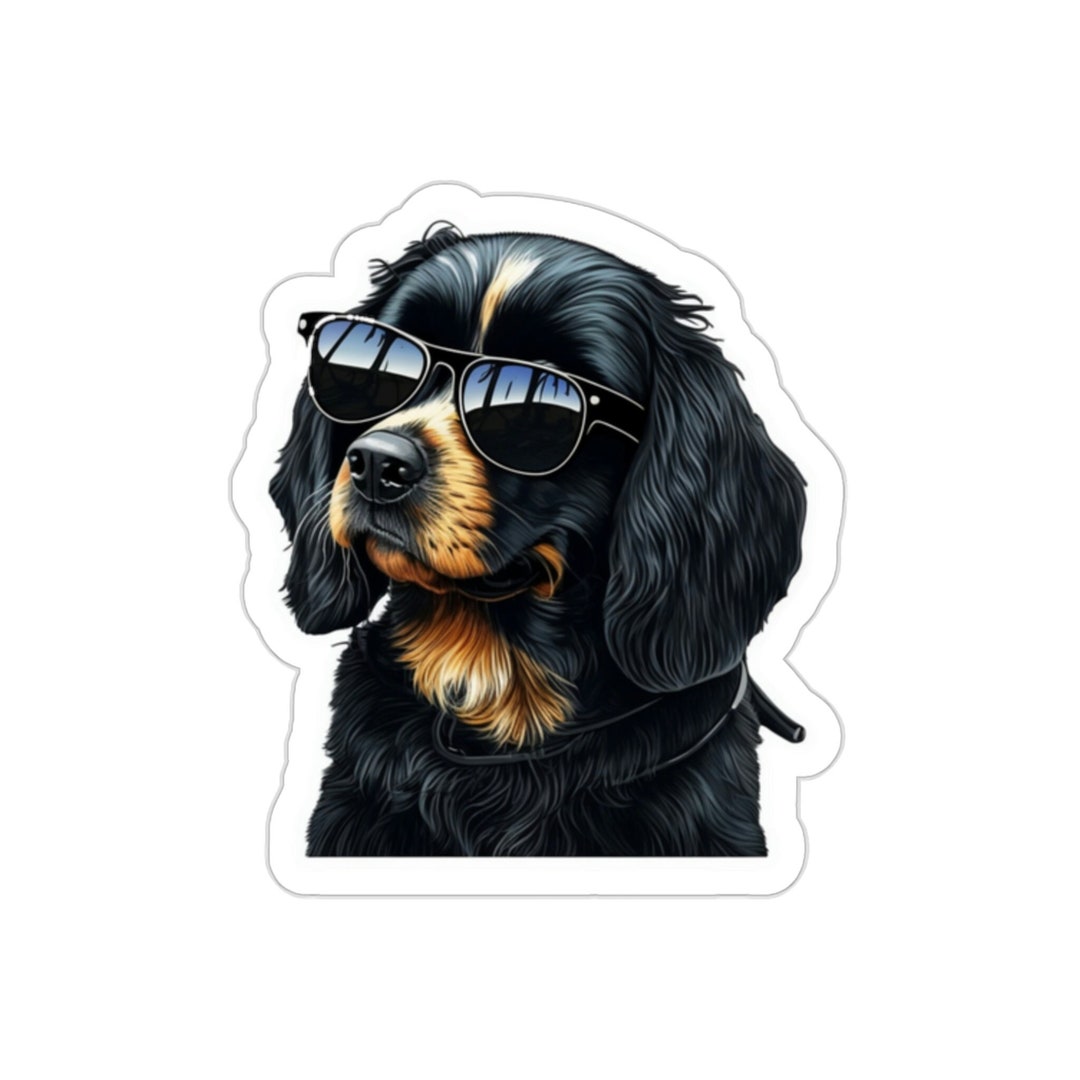 Cool Dog Sticker Cocker Spaniel Sticker Dog Lover Sticker for Dog Mom ...