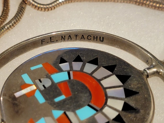 Native American Fred and Lolita Natachu Zuni 925 Ster… - Gem