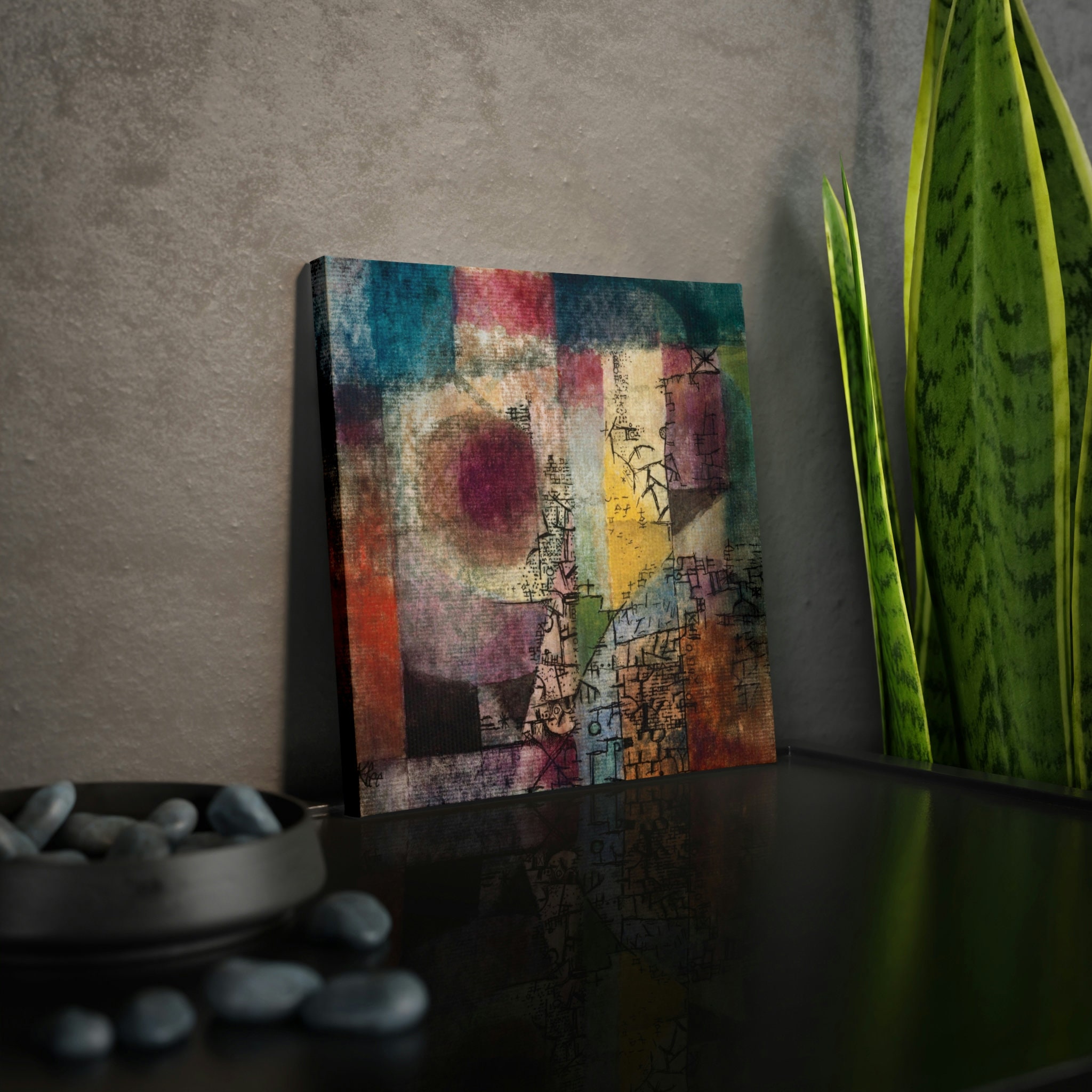 Untitled Painting by Paul Klee Canvas Photo Tile Abstract Art Small ...