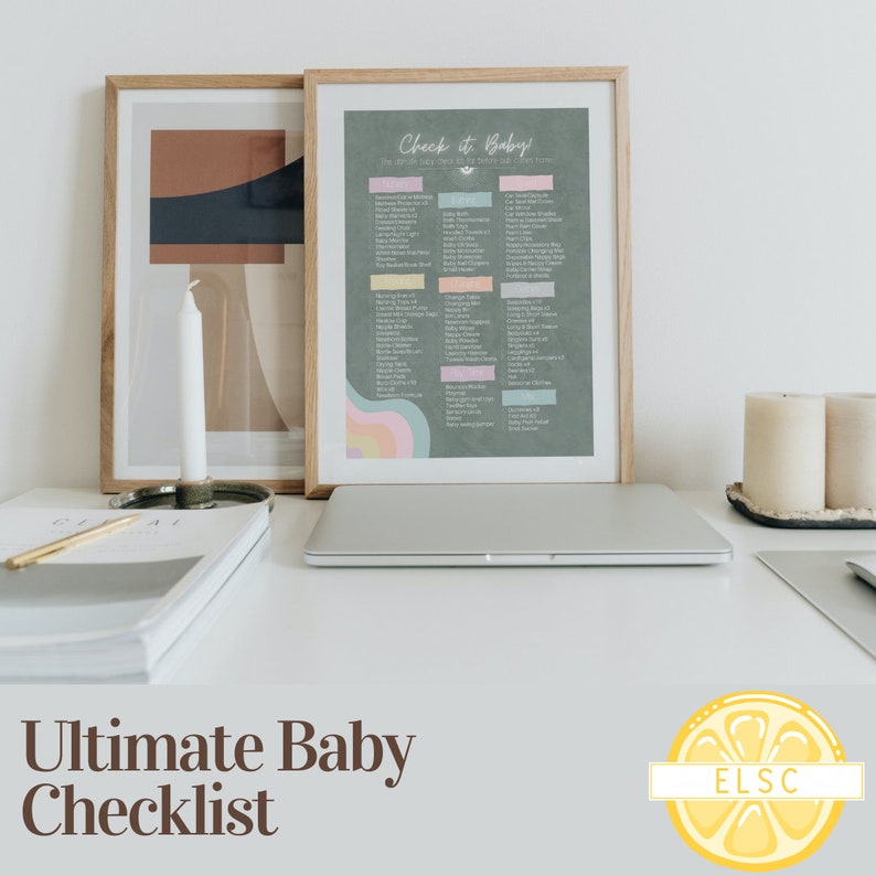 The Ultimate Baby Check List - Download Only - Gender Natural Colours ...