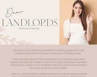 Personalised Rental Cover Letter - Tenant Resume - Rental Application ...