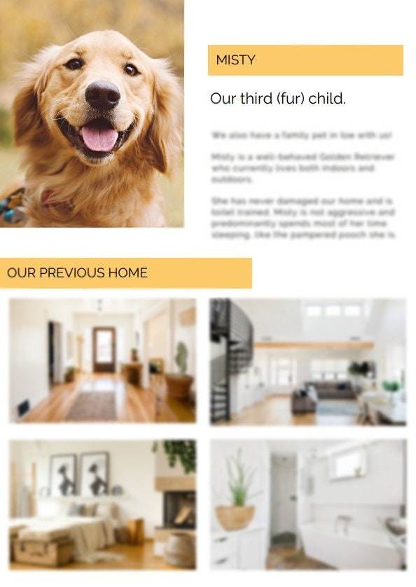 Personalised Rental Cover Letter - Tenant Resume - Rental Application ...