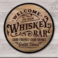 Whiskey Sign - Etsy