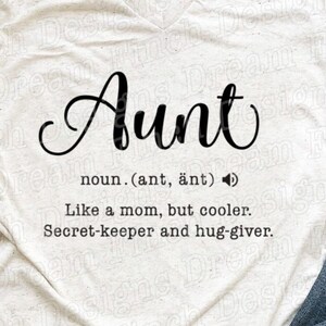 Aunt Meaning SVG DXF JPG Png Aunt Meaning Svg Aunt Dictionary ...