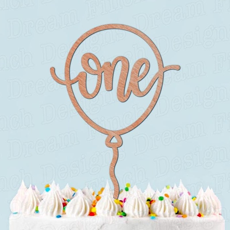 Balloon Cake Topper - Etsy