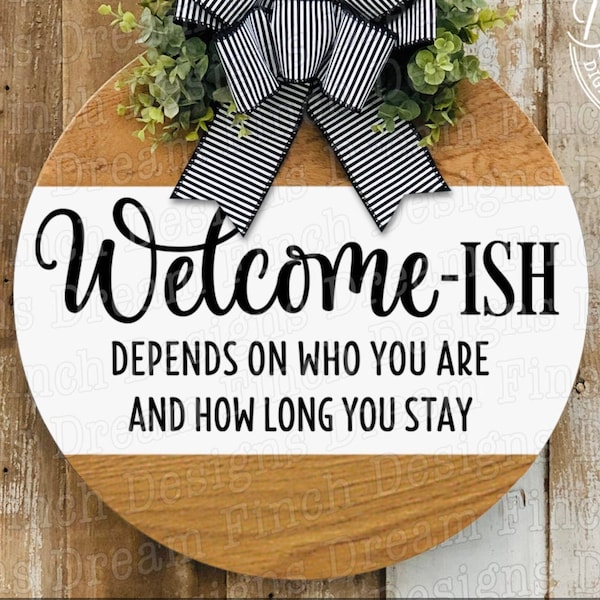 Funny Welcome Sign - Etsy