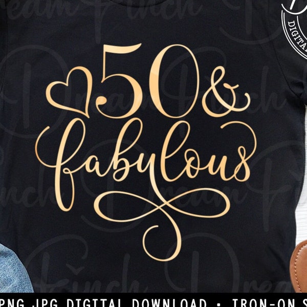 50 and Fabulous - Etsy