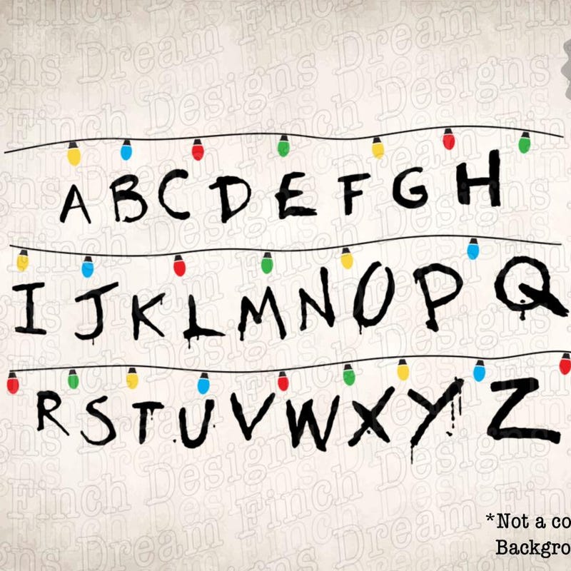 Strangers Things Christmas Lights - Etsy