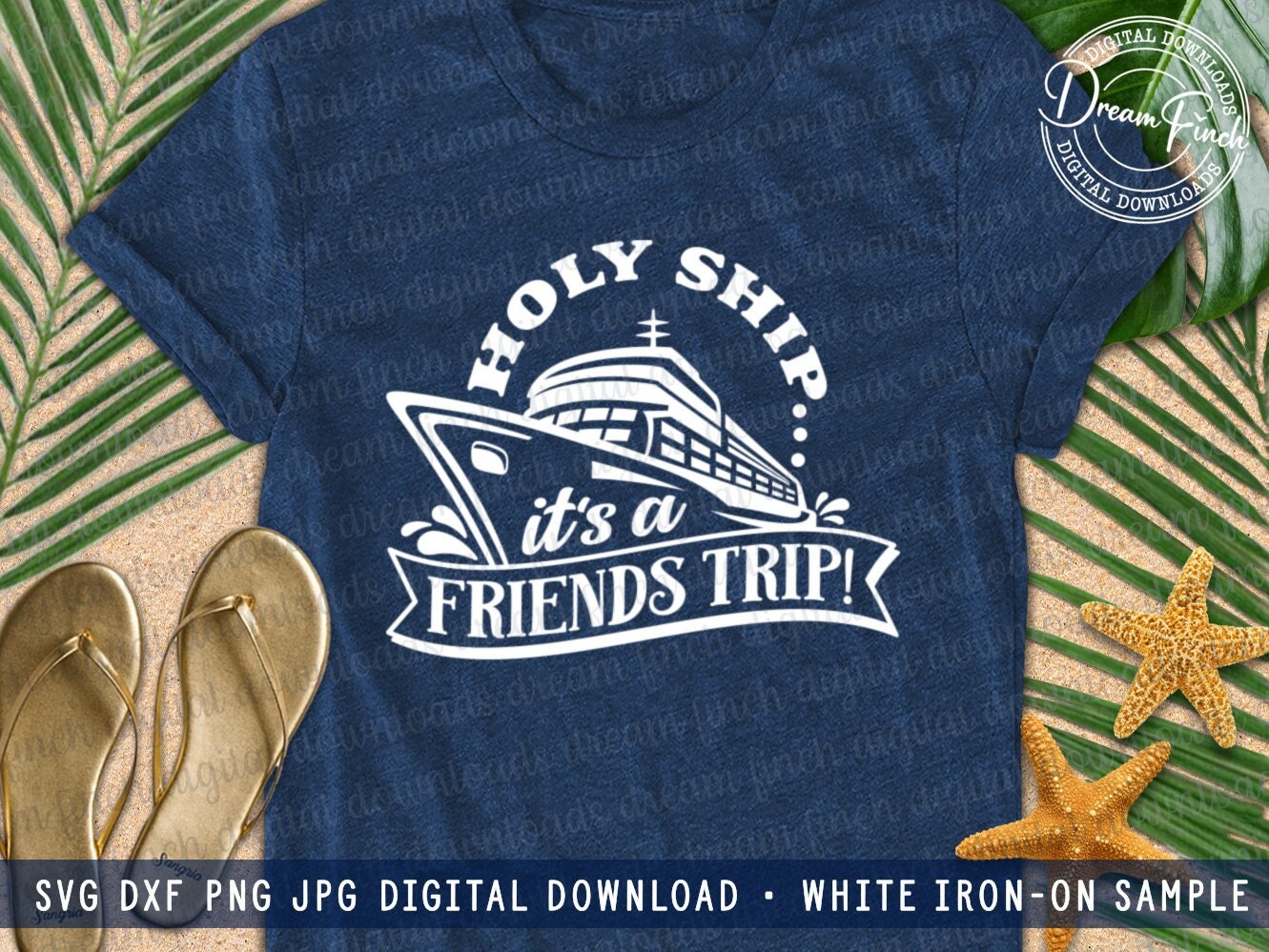 Holy Ship Friends Trip SVG DXF PNG Jpg Cruise Vacation Trip - Etsy
