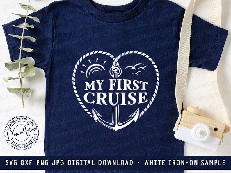 My First Cruise SVG DXF PNG Jpg Kids Cruise Summer Vacation Digital ...