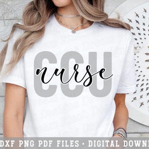 CCU Nurse SVG PNG Cardiac Care Unit Nurse Png Dxf Pdf, Gift for Nurse ...