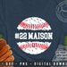 Baseball With Name SVG DXF PNG • Grunge Split Baseball • Baseball ...