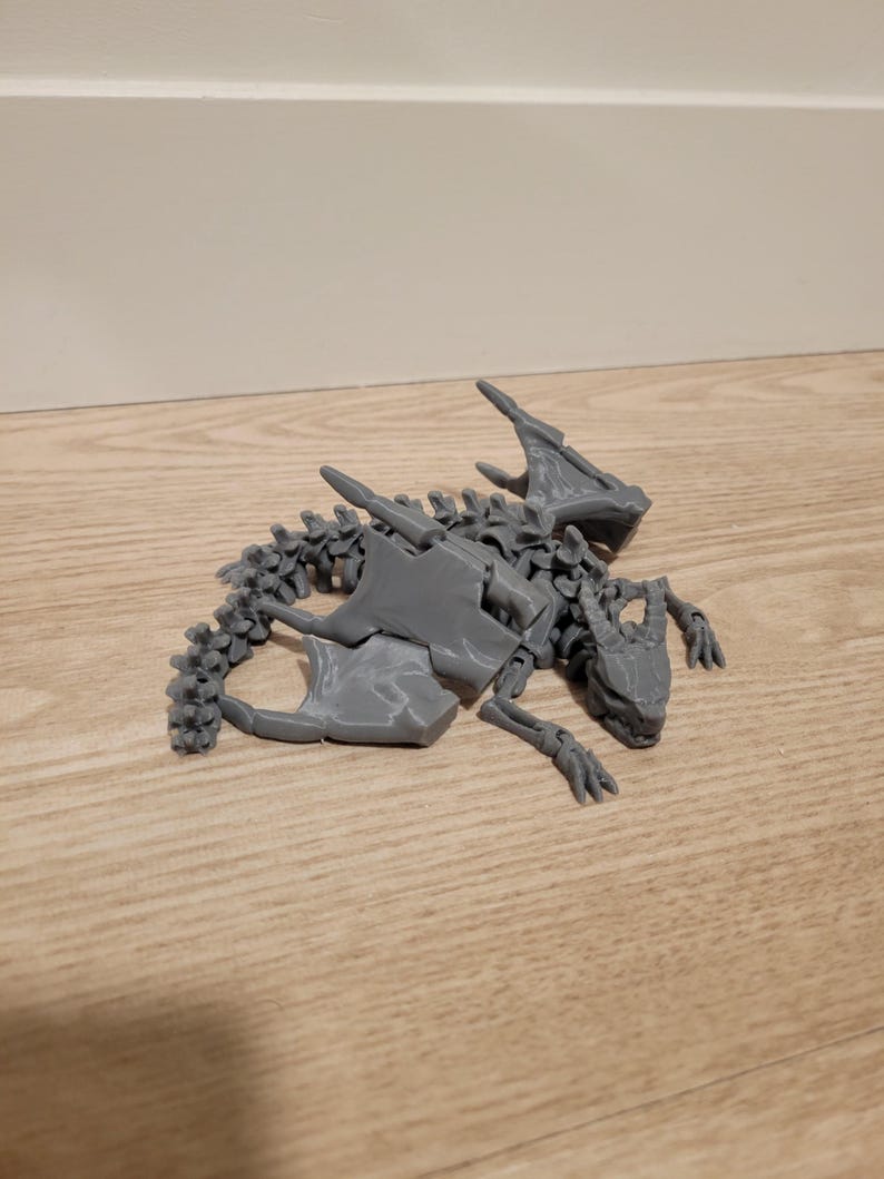 3D Printed Skeleton Dragon - Etsy