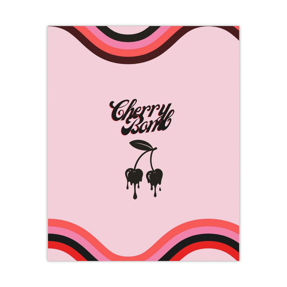 Cherry Bomb Print, Y2k Print, Preppy Wall Art, Printable Wall Art ...