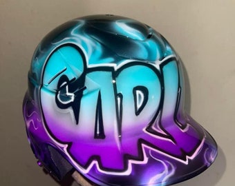 Airbrushed Beach Scene Hat - Etsy